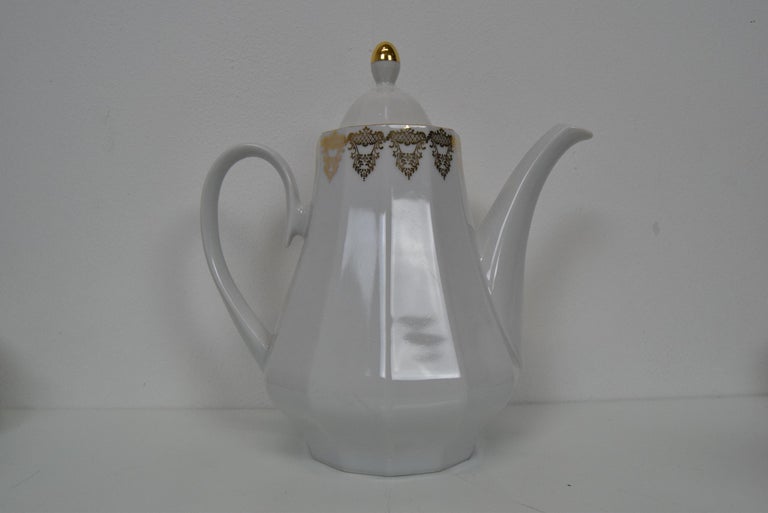 Set Porcelain for Tea or Coffee, Carlsbad Porcealin by Company Epiag D ...