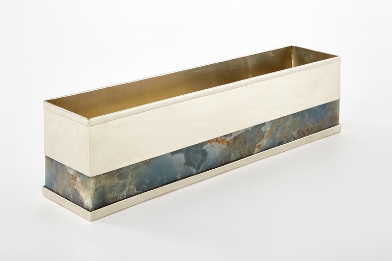 Set Salta Flat Small, Medium and Large Flower Vases, Alpaca Silver and ...