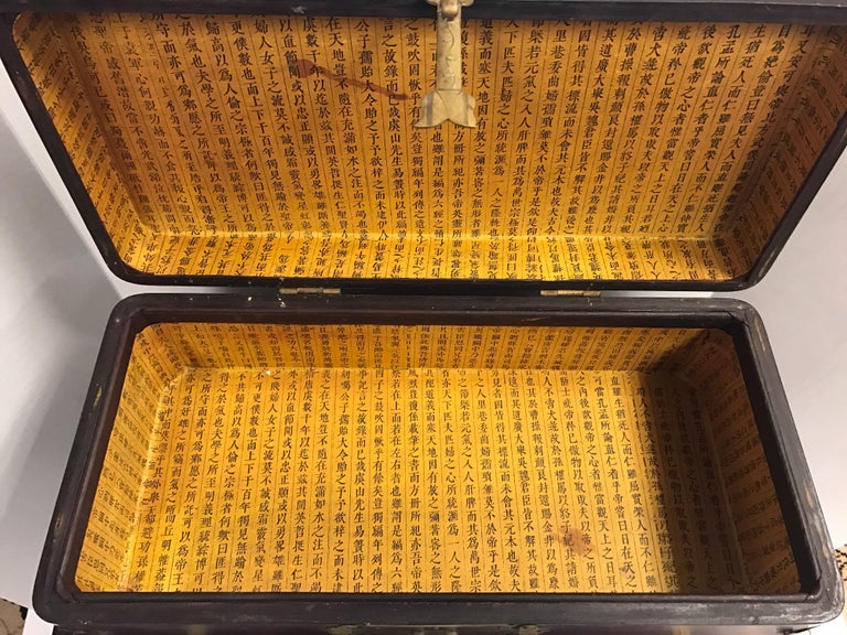 Set Three Chinese Antique Stacking Chests Trunks Boxes Tables Cocktail ...