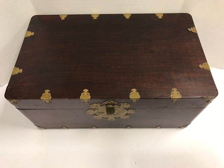 Set Three Chinese Antique Stacking Chests Trunks Boxes Tables Cocktail ...