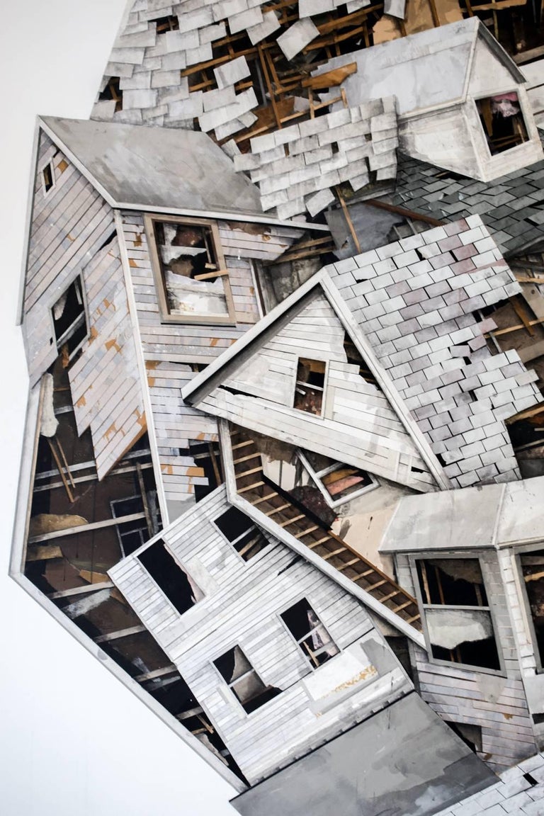 Seth Clark - "Mass Study XX (diptych)", Layered Paper and Drawing ...