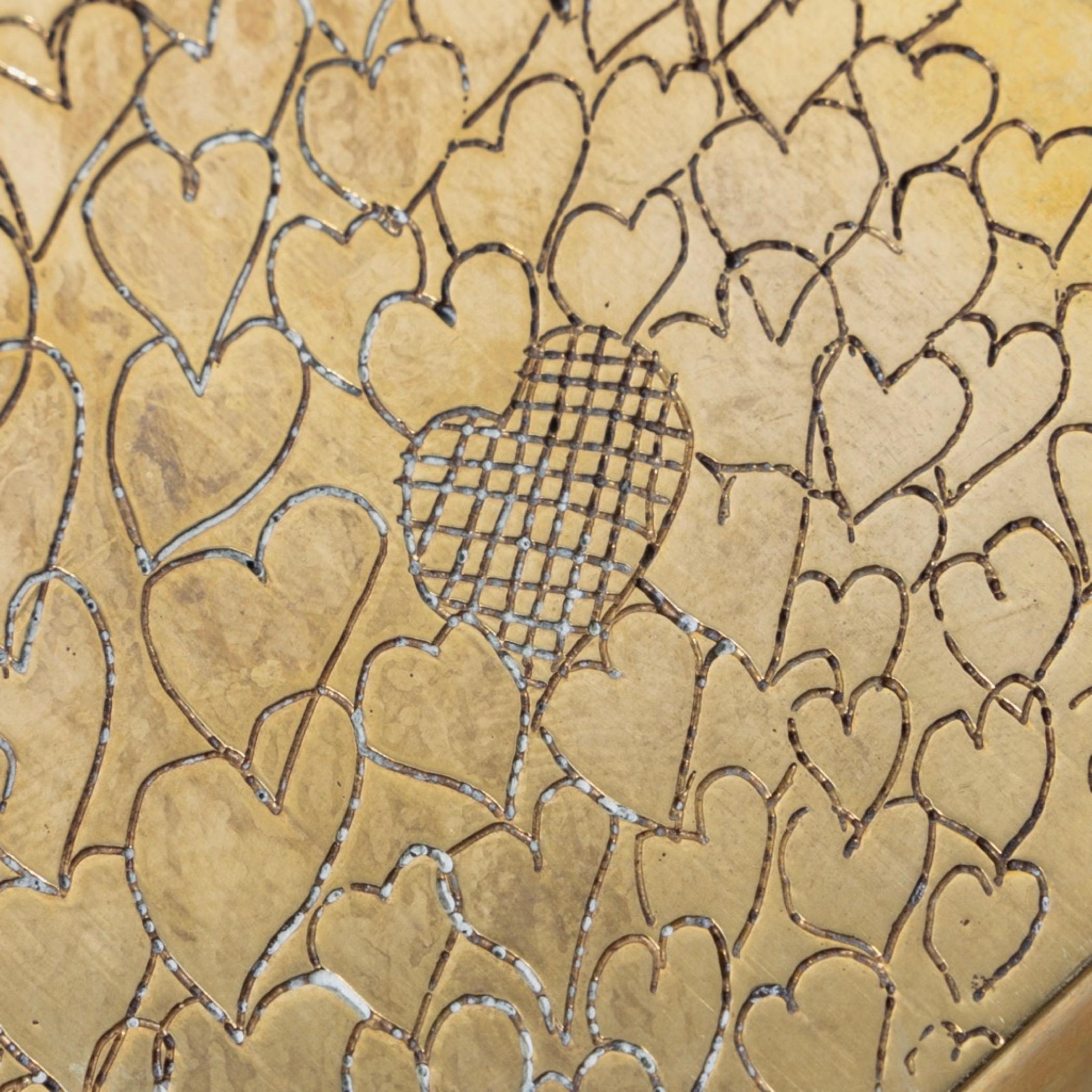 Seul au Monde by Line Vautrin – Gilt bronze box For Sale at 1stDibs