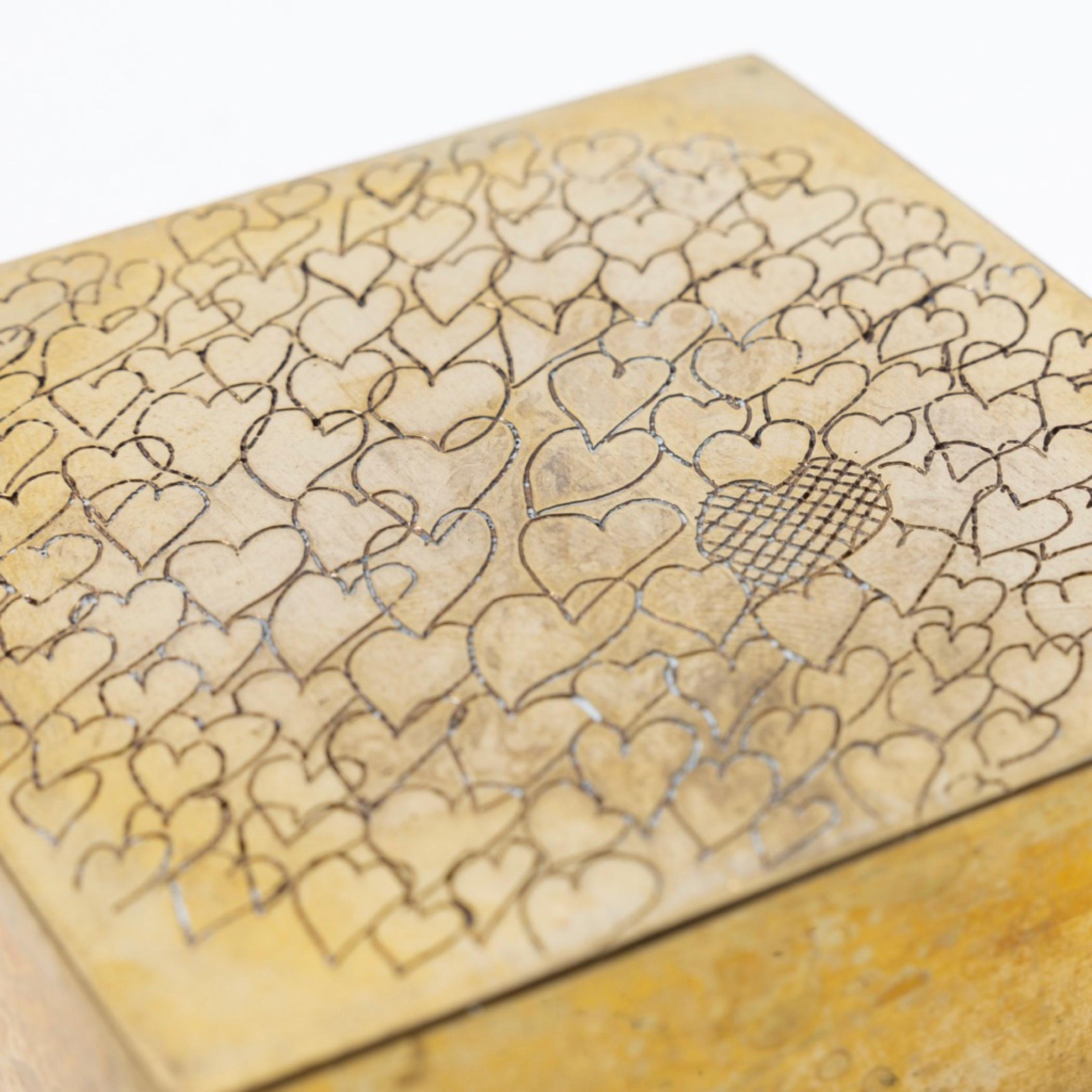 Seul au Monde by Line Vautrin – Gilt bronze box For Sale at 1stDibs