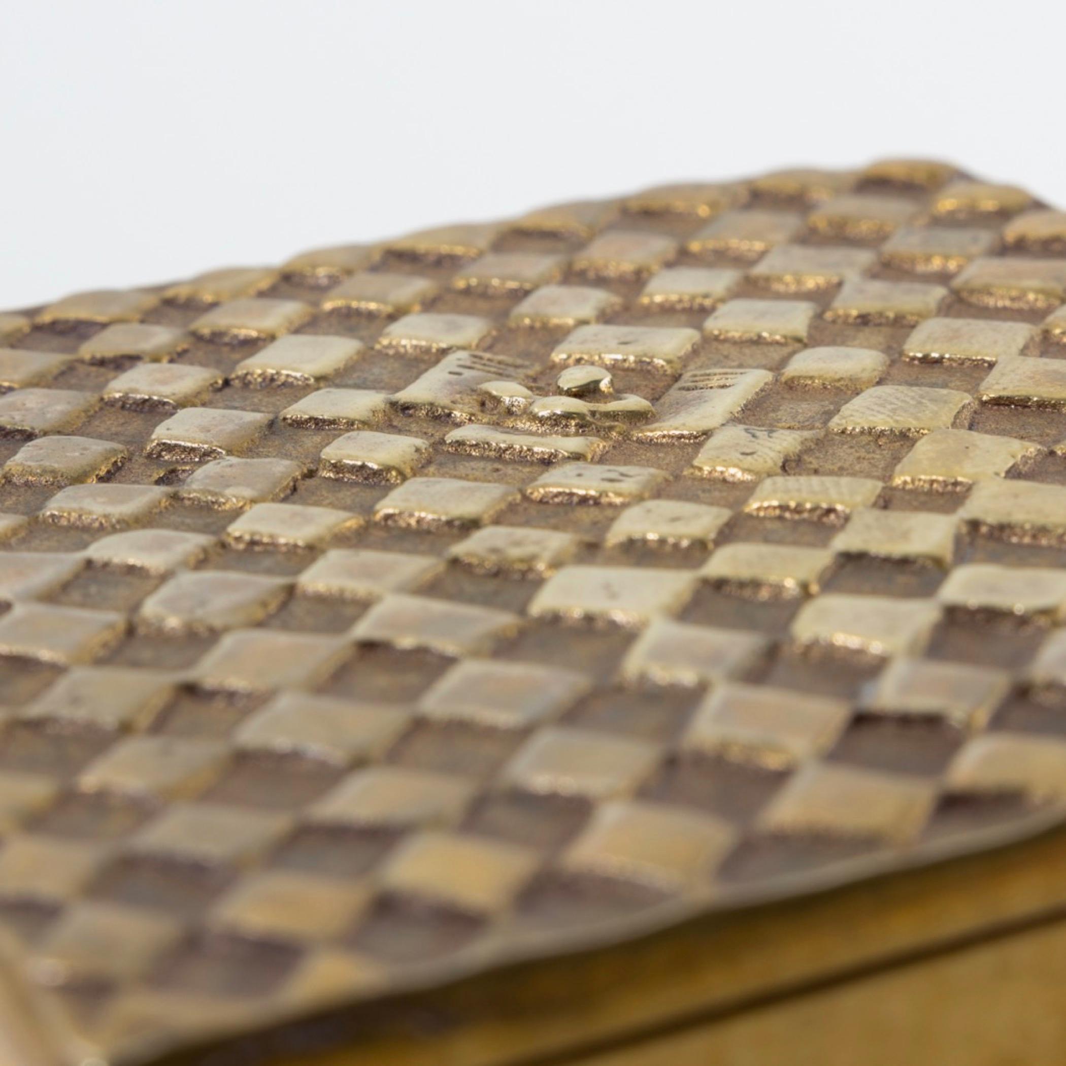 Seul au Monde by Line Vautrin – Gilt bronze box For Sale at 1stDibs