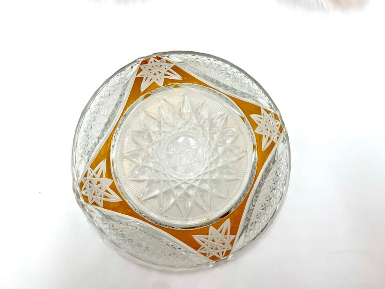 Seven Crystal Bowls, Julia Glassworks, Poland, 1970s For Sale at 1stDibs
