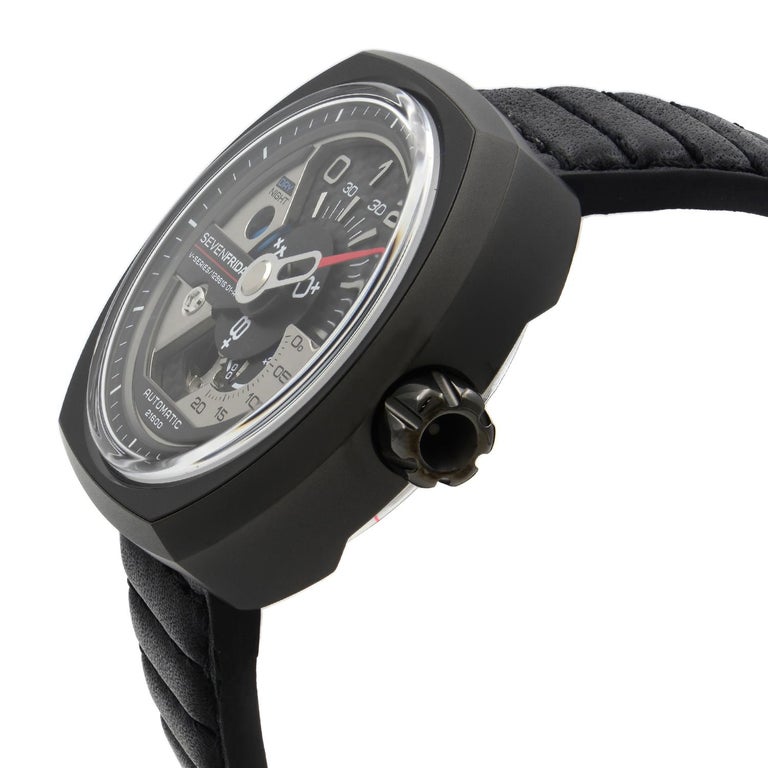 Seven Friday V-Series Stainless Steel Black Automatic Men’s Watch V3/01 ...