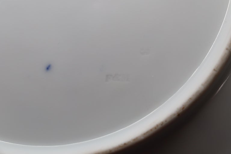 Seven Piece Fischer and Mieg Imari Pattern Dessert Set For Sale at 1stDibs