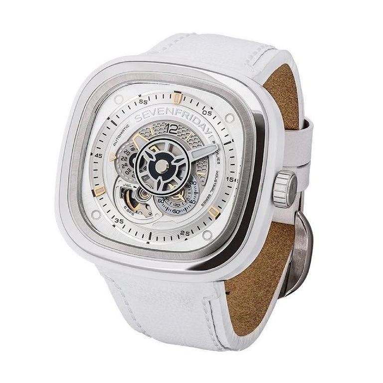Sevenfriday Automatic White Dial Men's Watch P1C/01 For Sale at 1stDibs