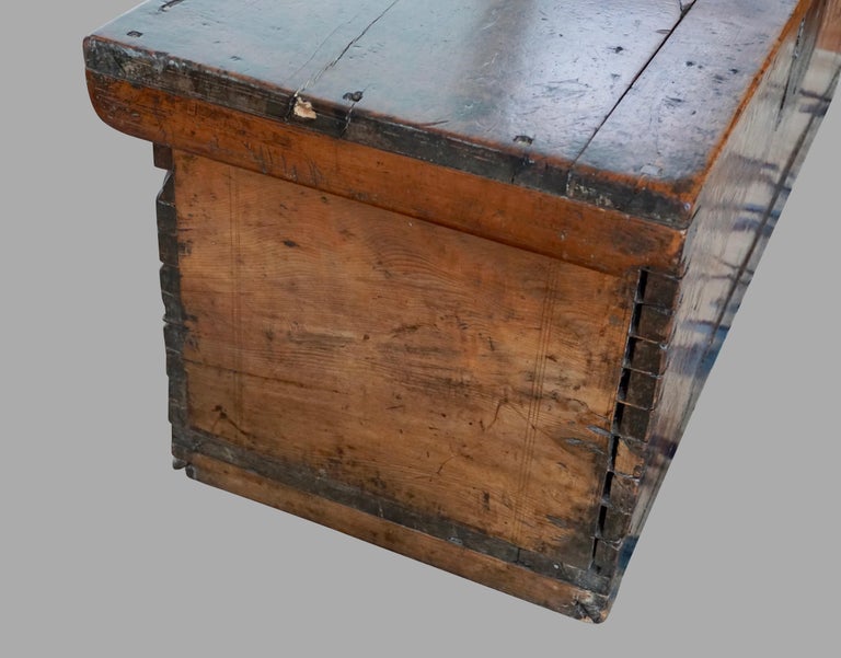 Seventeenth Century Italian Walnut Coffer with Incised Decoration For ...