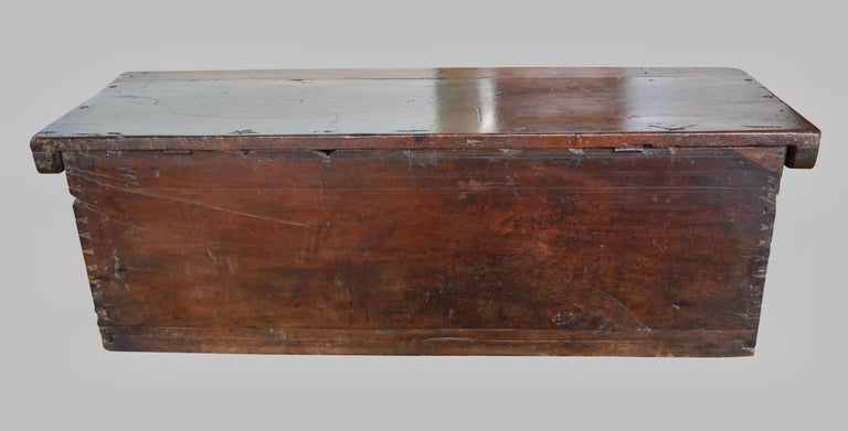 Seventeenth Century Italian Walnut Coffer with Incised Decoration For ...