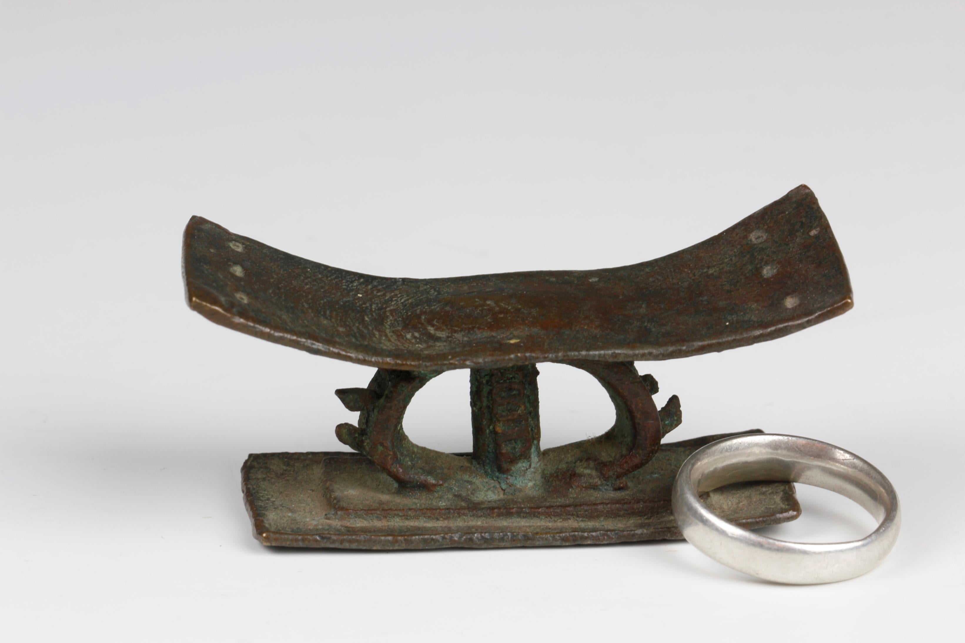 Seventeenth/Eighteenth-Century Bronze Gold Weight Depicting a Royal ...