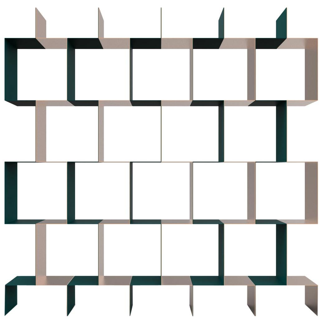 Luxury Bookshelf, Two Finishings in RAL Colors Varnish, Made in Italy ...