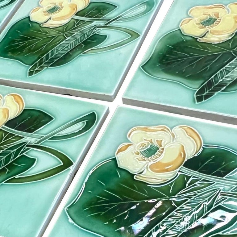 Several Antique Relief Tiles from S.A. des Pavilions, 1920s For Sale at ...