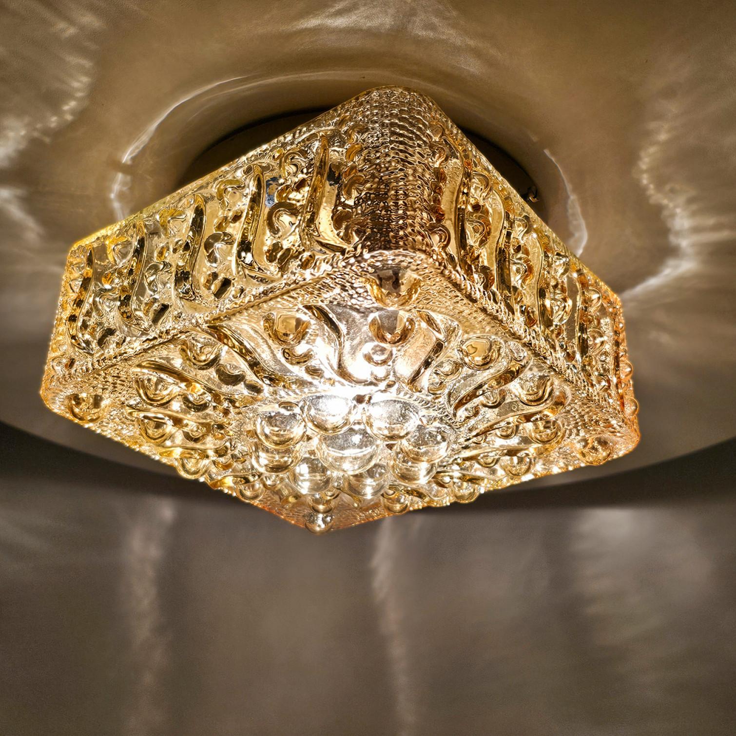 Several Round Bubble Textured Glass Wall Lights, Style Helena Tynell ...