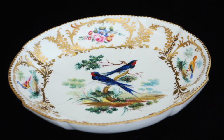 Sevres Dish, Thomas Martin Randall Decoration, circa 1840 at 1stDibs