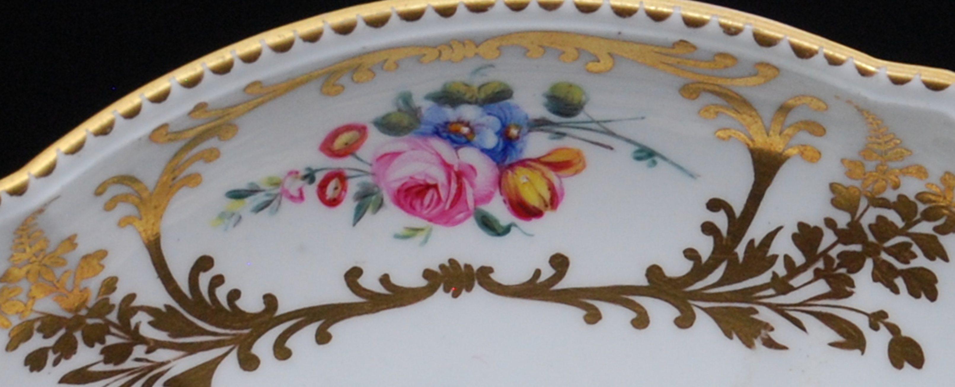 Sevres Dish, Thomas Martin Randall Decoration, circa 1840 at 1stDibs