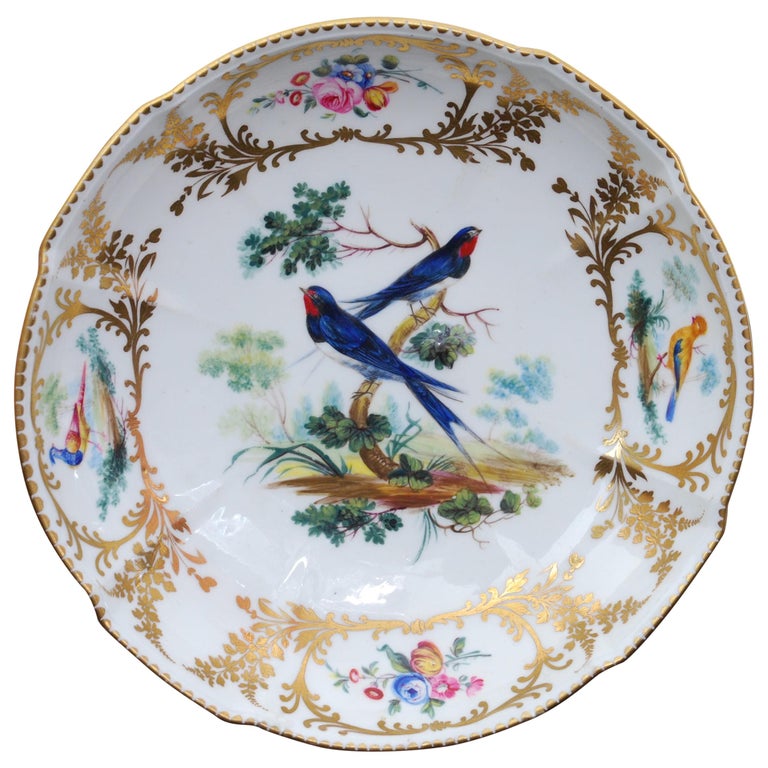 Sevres Dish, Thomas Martin Randall Decoration, circa 1840 at 1stDibs