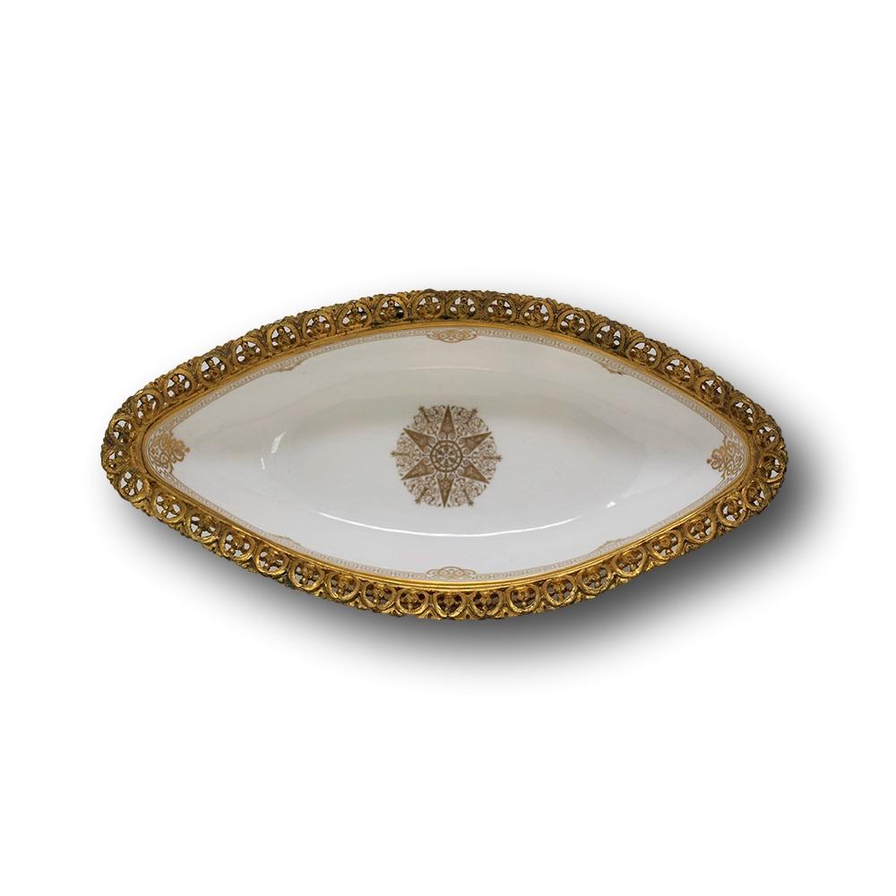 Sevres Porcelain Serving Dishes Dated 1839 / 1840 For Sale at 1stDibs