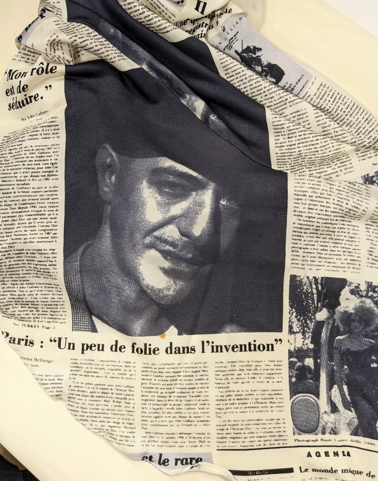 Sex and The City 2, Iconic John Galliano for Christian Dior Newsprint ...