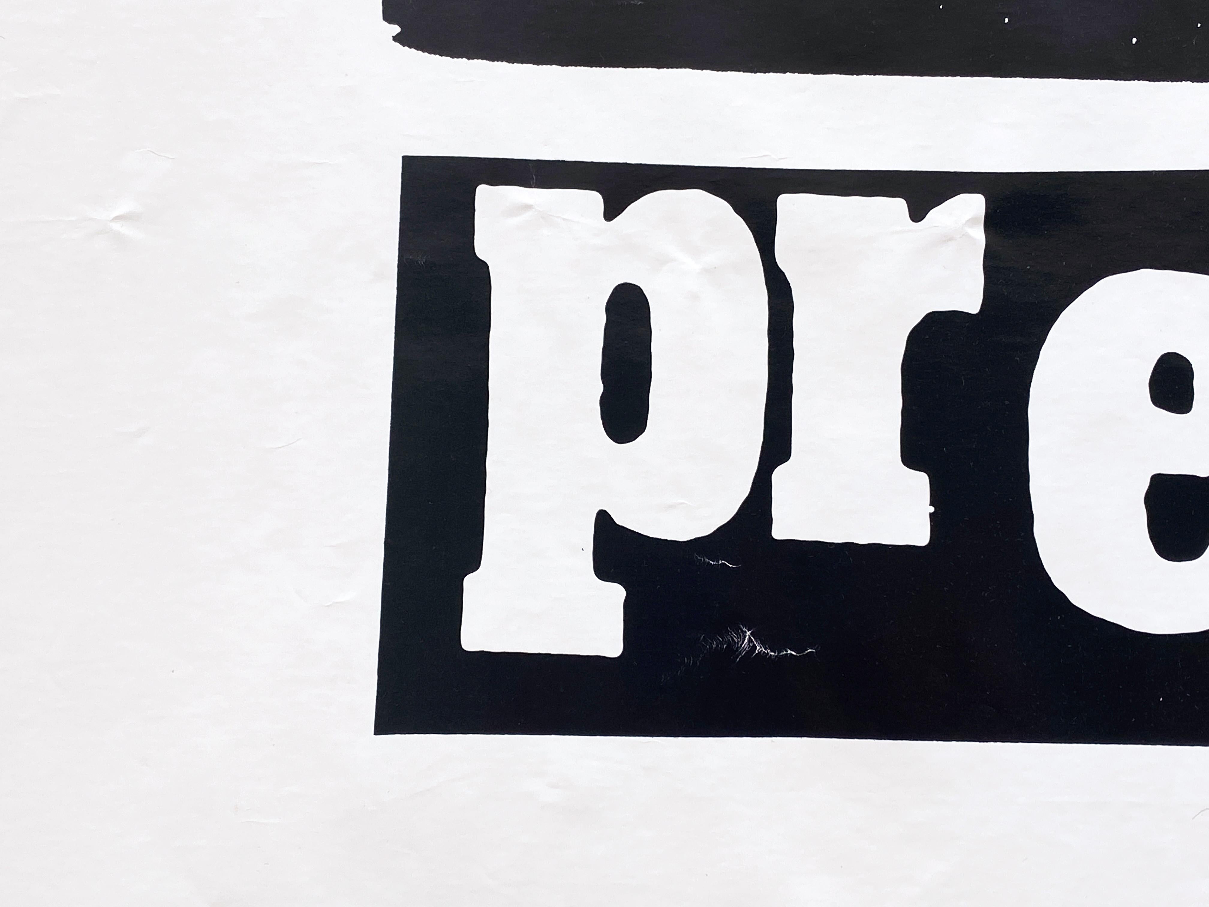 Sex Pistols Pretty Vacant Original Promo Poster By Jamie Reid