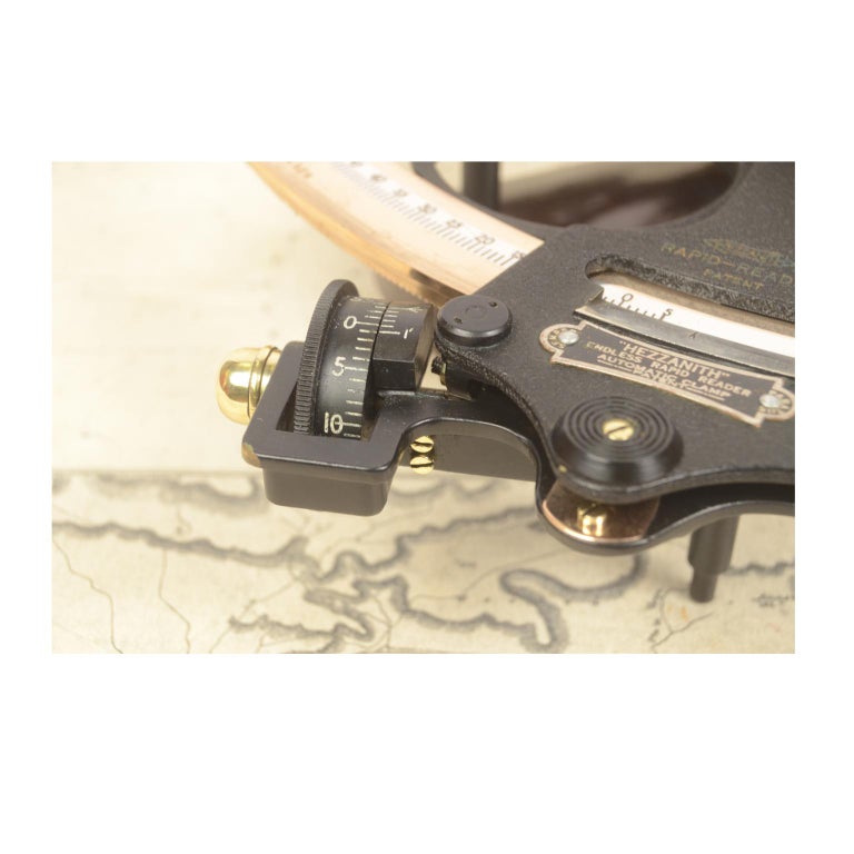 1900s Brass Nautical Sextant Signed HEATH and C Mahogany Box Antique ...