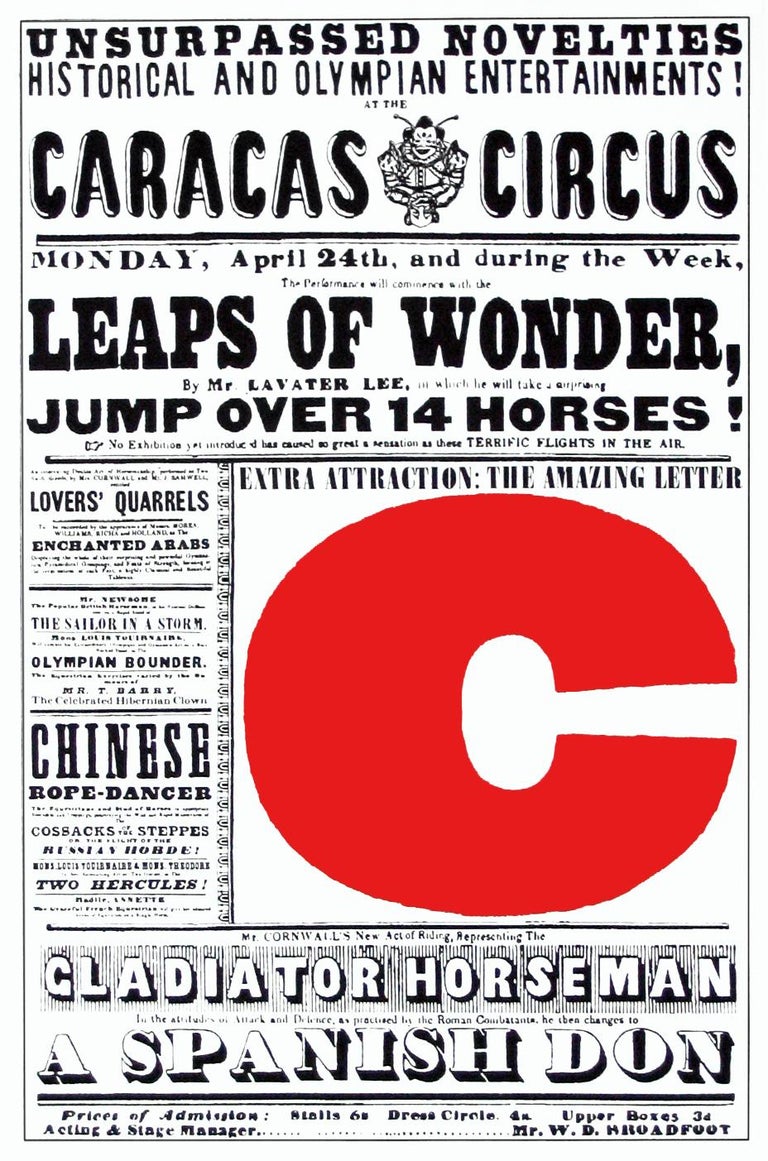 Seymour Chwast - "The Letter 'C'" Alphabet Graphic Design Circus ...