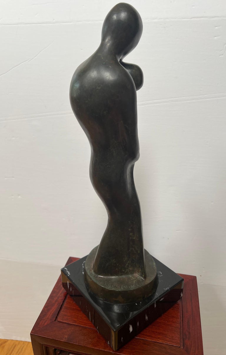 Seymour Rosenwasser - Bronze Sculpture of a Mother with Three Children ...