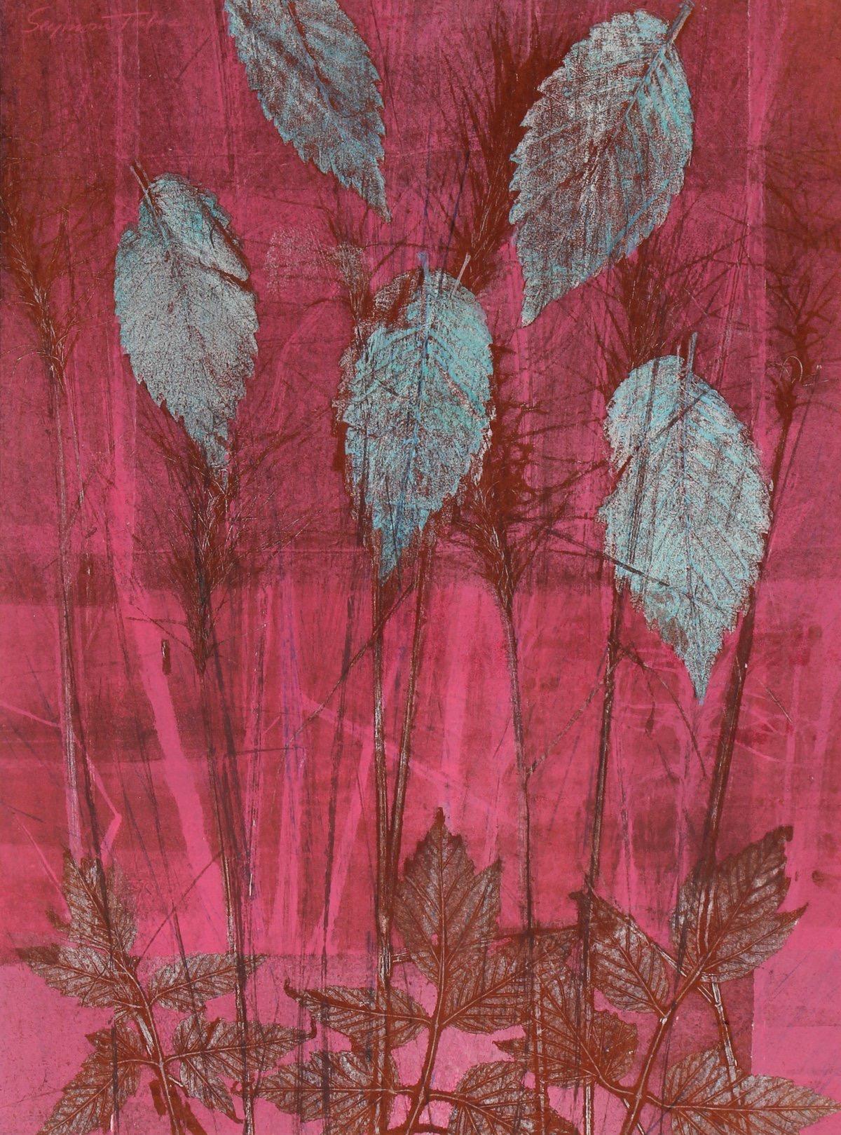 Joseph Solman - Modernist Beach Scene, 1976 Monotype at 1stDibs