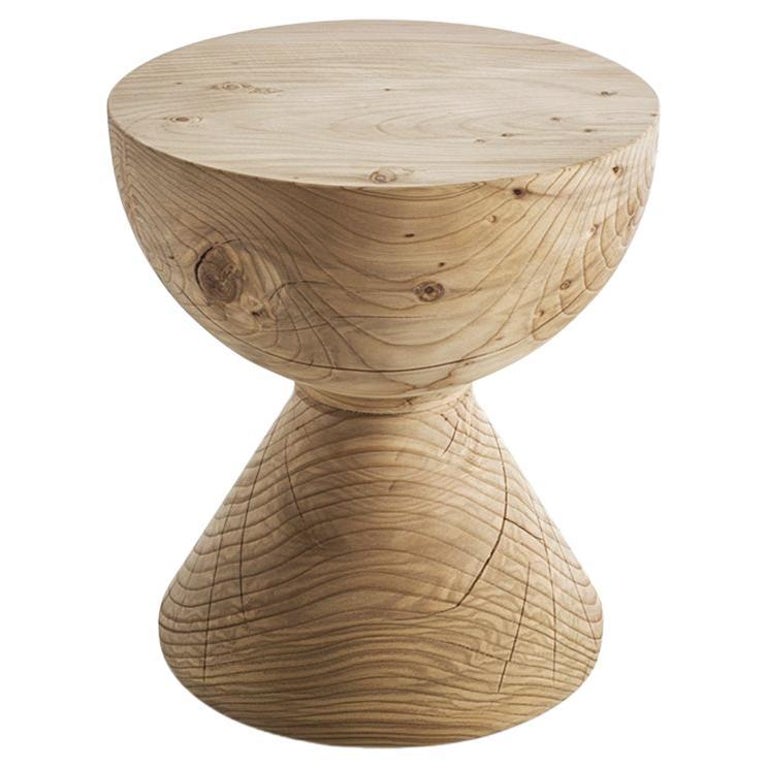 Seyna Cedar Stool For Sale at 1stDibs