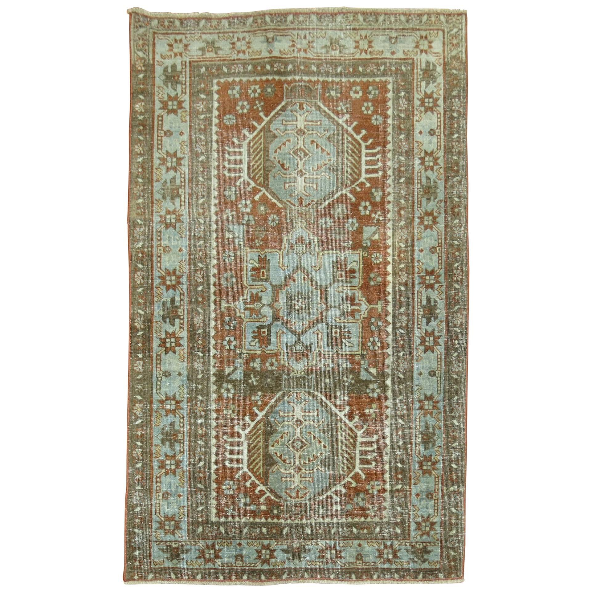 Chic Diamond Pattern Rug at 1stDibs