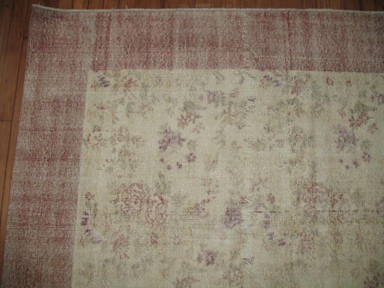 Shabby Chic Turkish Rug For Sale at 1stDibs