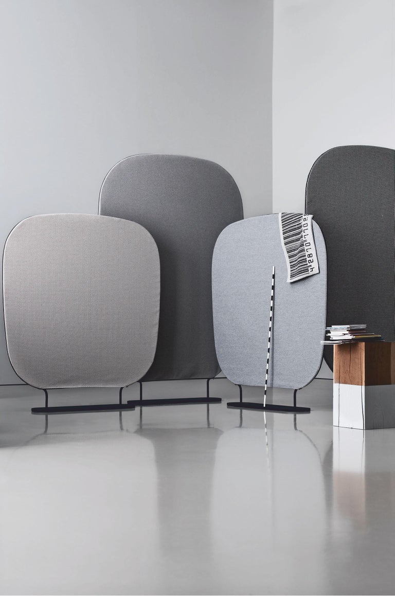 Shade Low Divider in Pink Vip Upholstery with Matt Black Base by Marco ...