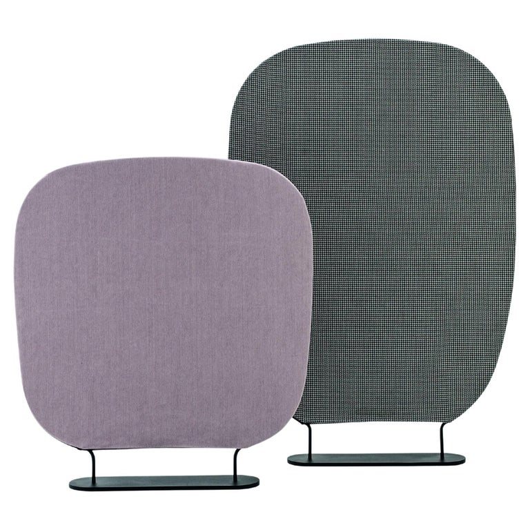 Shade Low Divider in Pink Vip Upholstery with Matt Black Base by Marco ...