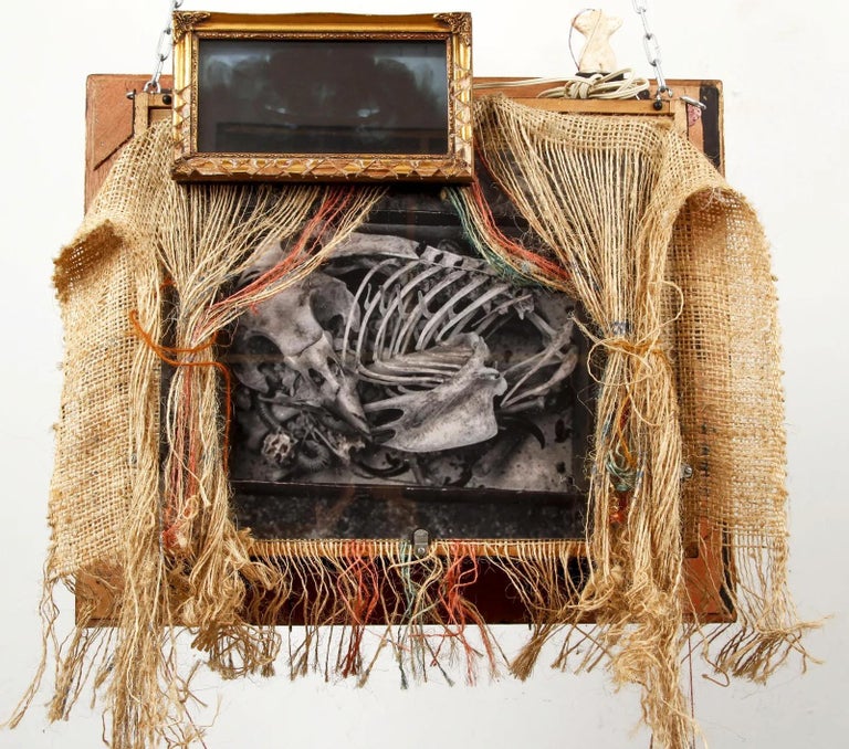Shadow Box Sculpture "La Cirque de La Loba" by Bob La Bobgah, 1985 For ...