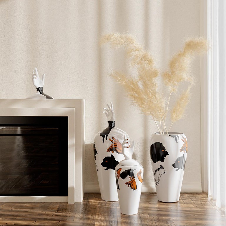 Shadow ii Decorative Vase, Modern and Unique Design, Handmade Ceramic ...
