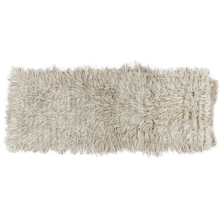 Shag Pile "Tulu" Rug, Made of Natural Undyed Mohair, Custom Options ...