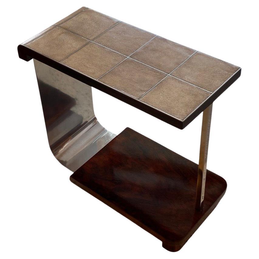 English Art Deco Yellow Shagreen Box For Sale at 1stDibs