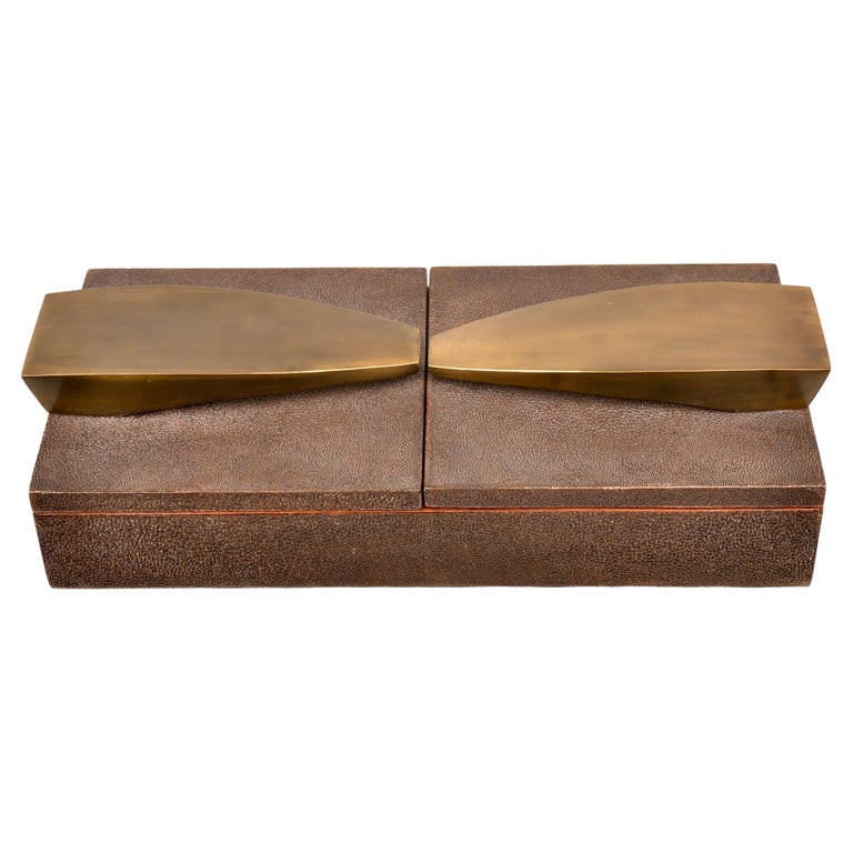 Shagreen Jewelry Box by R&Y Augousti For Sale at 1stDibs