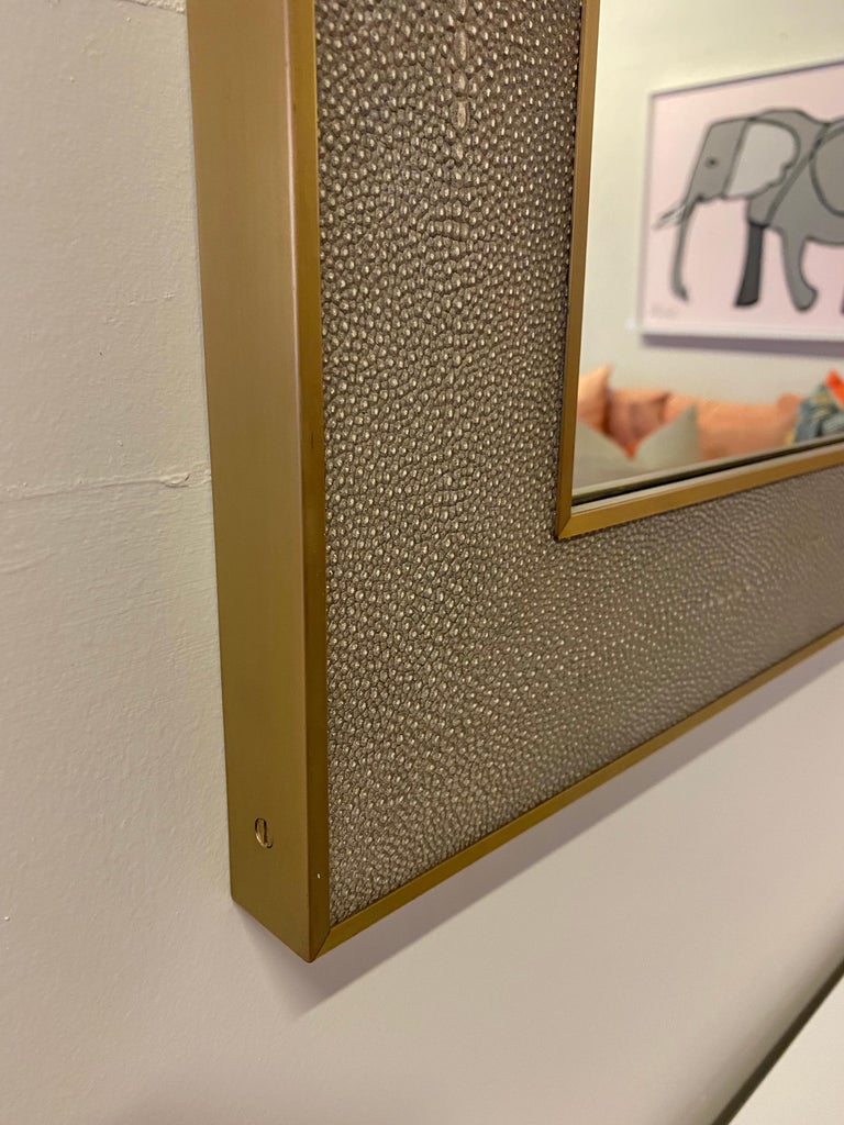 Shagreen Mirror For Sale at 1stDibs