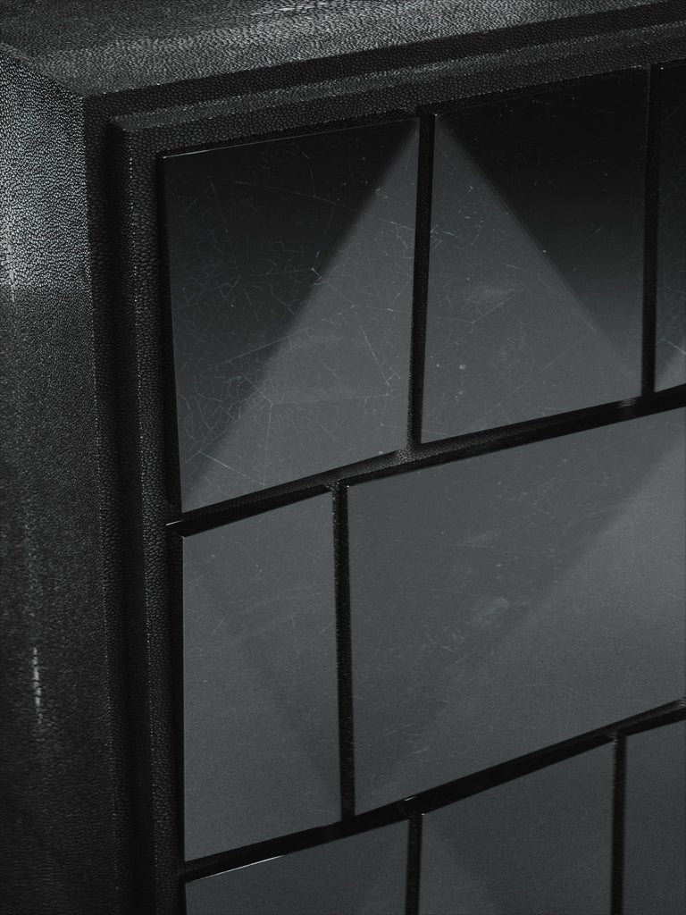 Shagreen Rhomboid Chest of Drawers by R&Y Augousti For Sale at 1stDibs