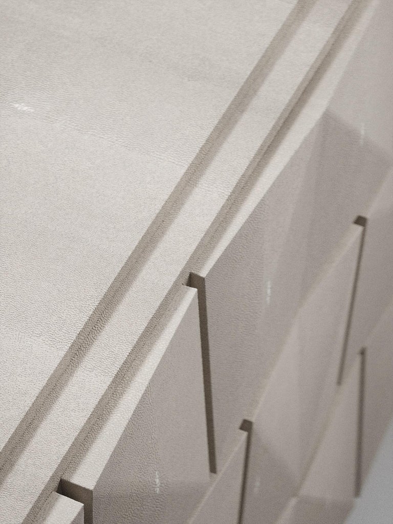 Shagreen Rhomboid Chest of Drawers by R&Y Augousti For Sale at 1stDibs