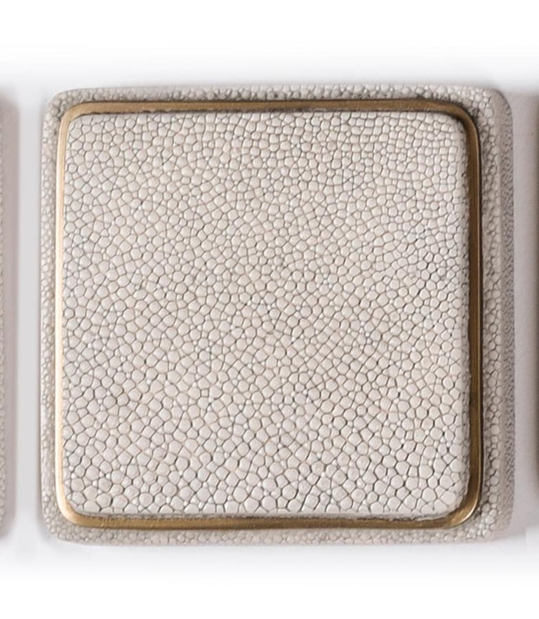 Shagreen Rhomboid Chest of Drawers by R&Y Augousti For Sale at 1stDibs