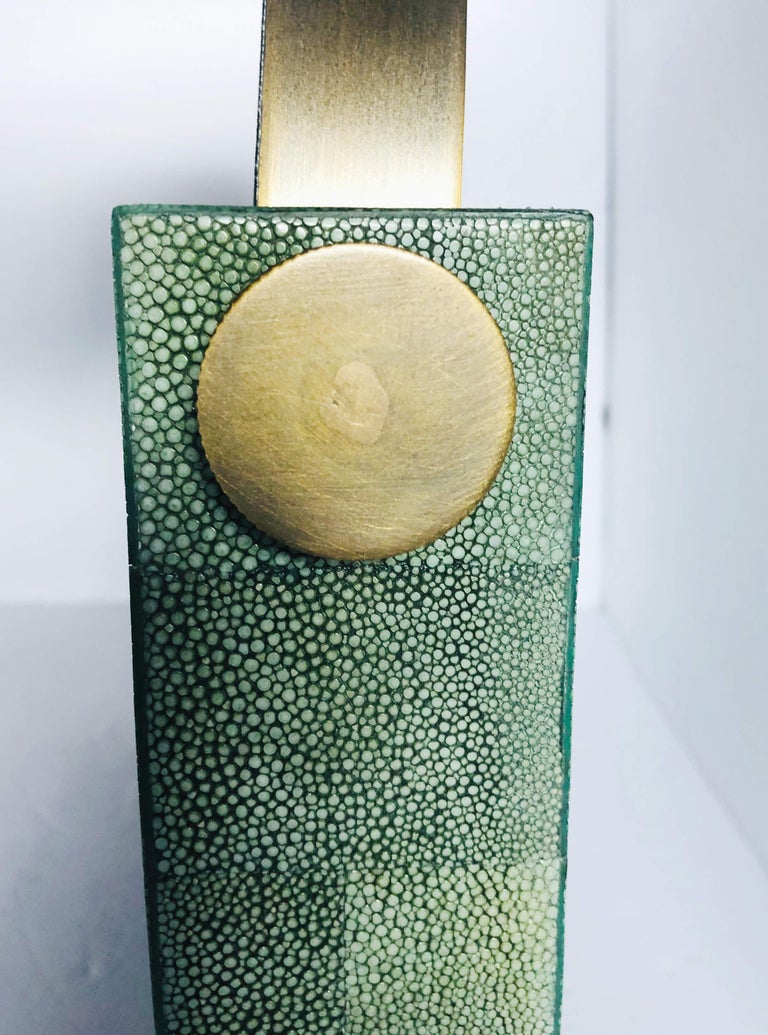 Shagreen Vanity Mirror by Fabio Ltd For Sale at 1stDibs