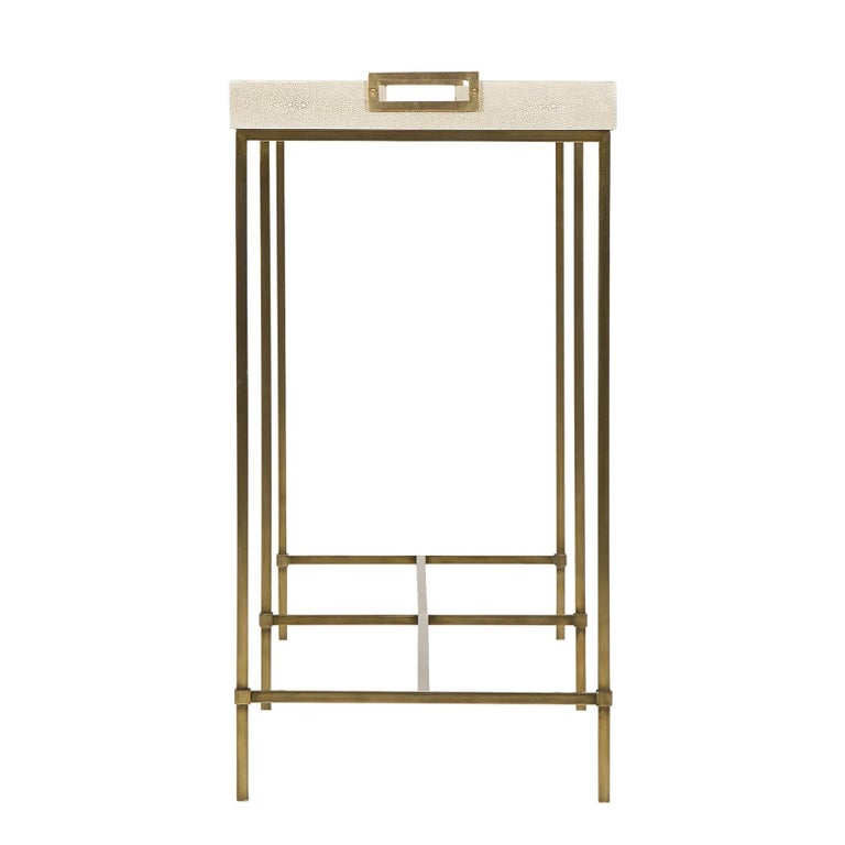 Shagry Cream Console Table For Sale at 1stDibs