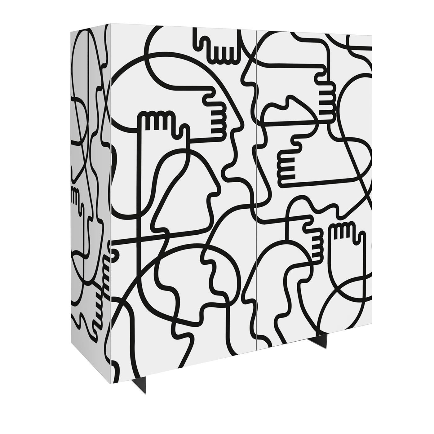 Shake 2-Door Sideboard by Jonathan Calugi For Sale at 1stDibs