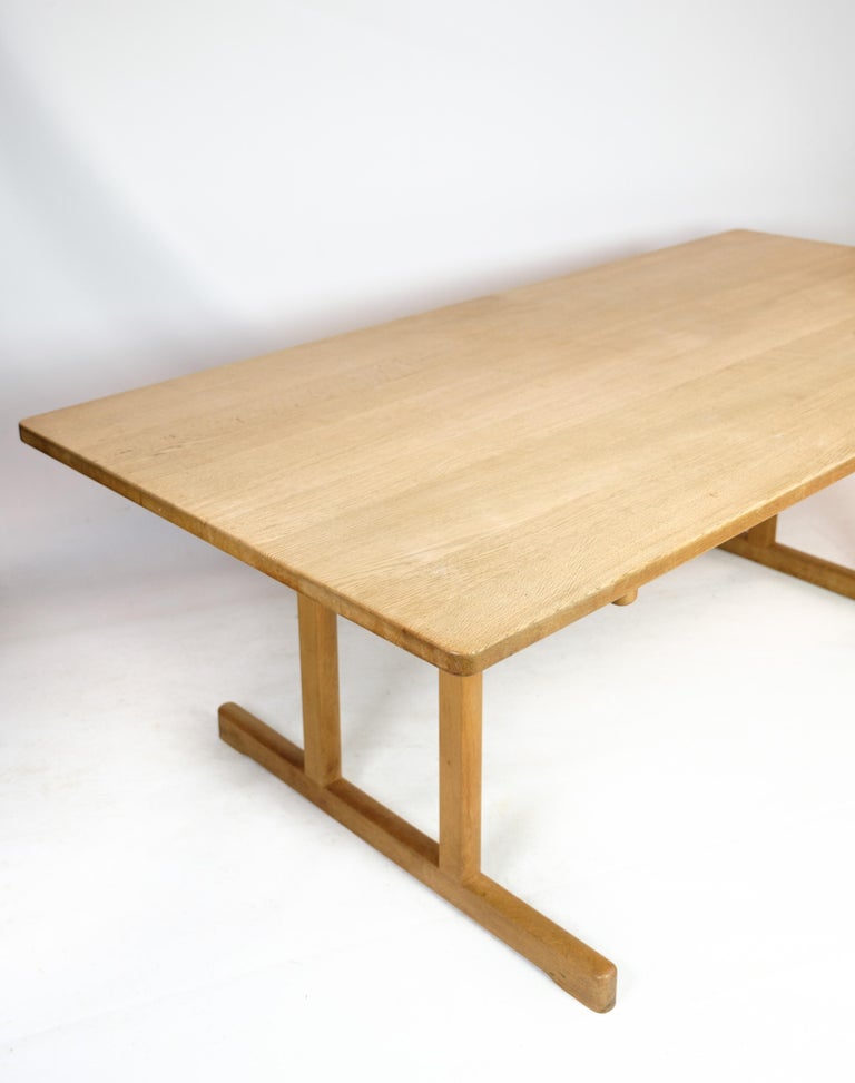 Shaker Dining Table, Model C18, Soap-Treated Oak, Børge Mogensen, 1960s ...