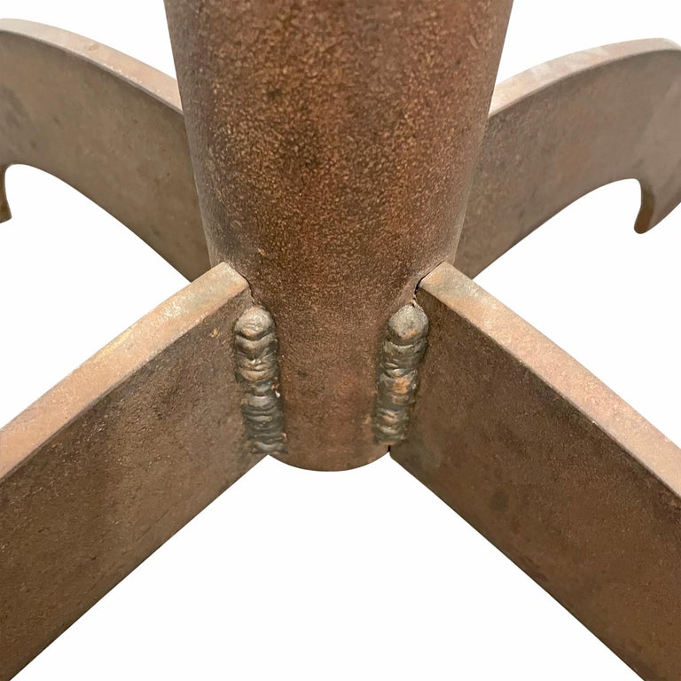 Shaker-Inspired Steel Round Dining Table For Sale at 1stDibs