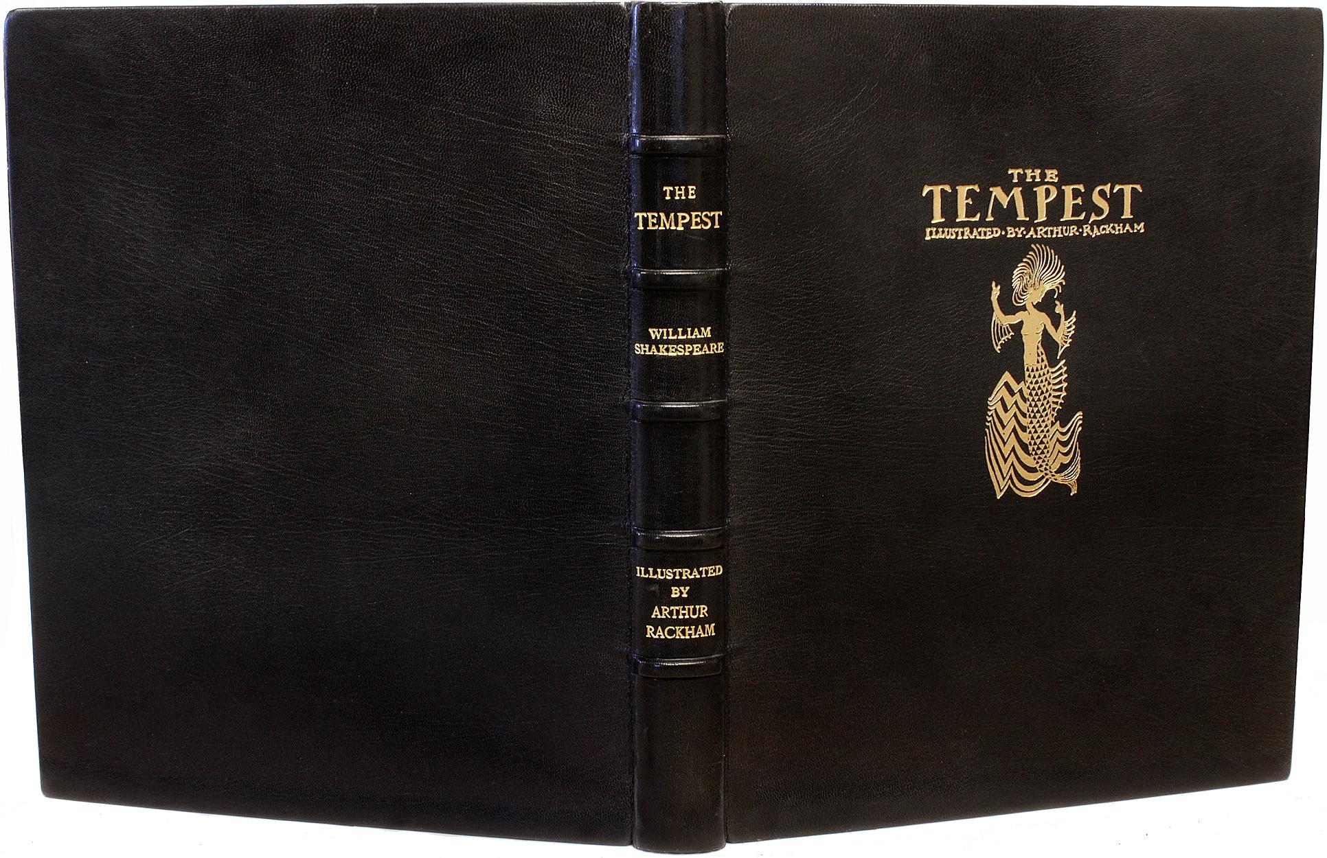 Shakespeare, the Tempest, Limited Edition Signed by Rackham, in a Fine Binding! For Sale at 1stDibs