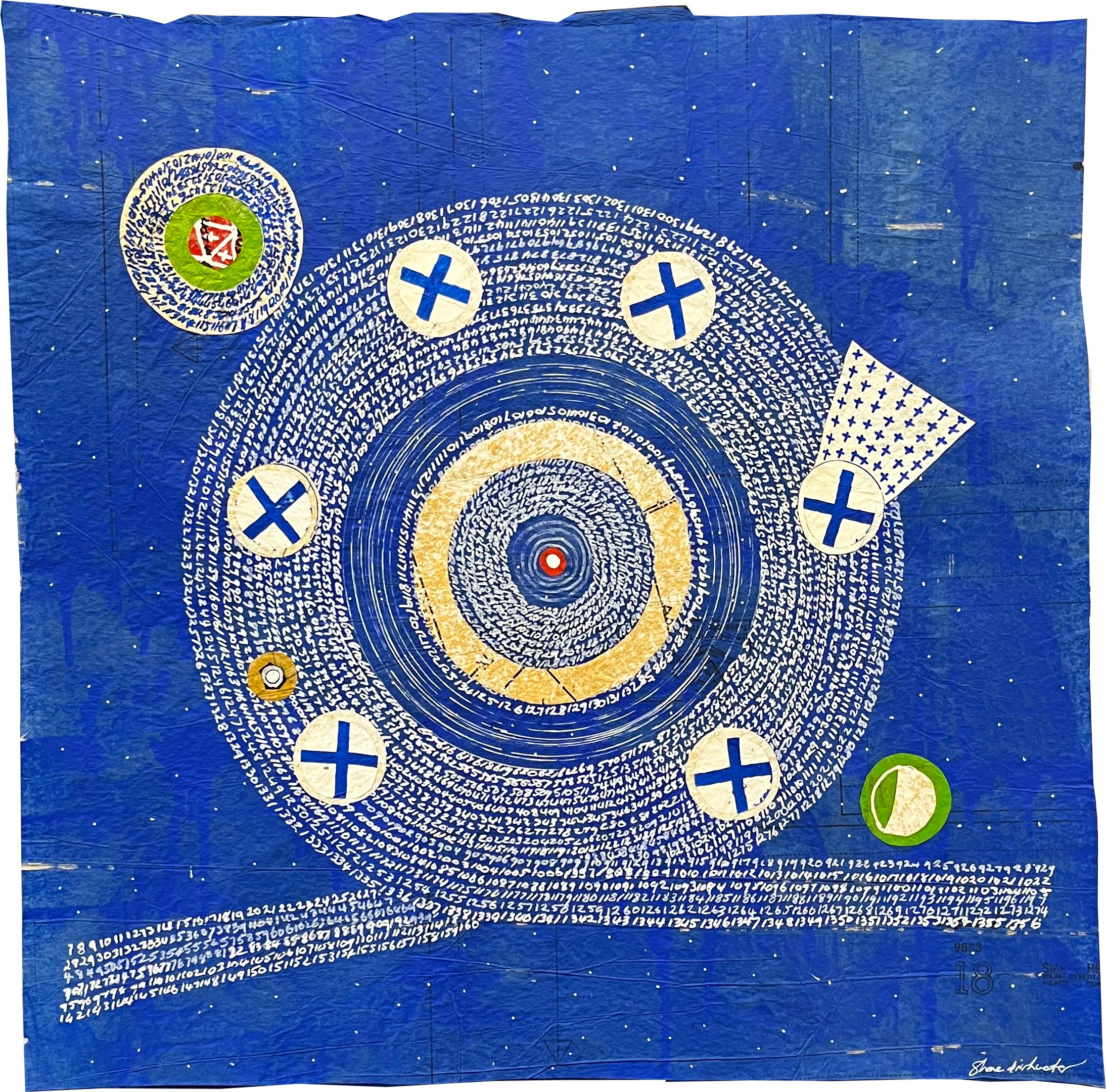 Shane Drinkwater - Untitled, paint and collage on treated paper For ...