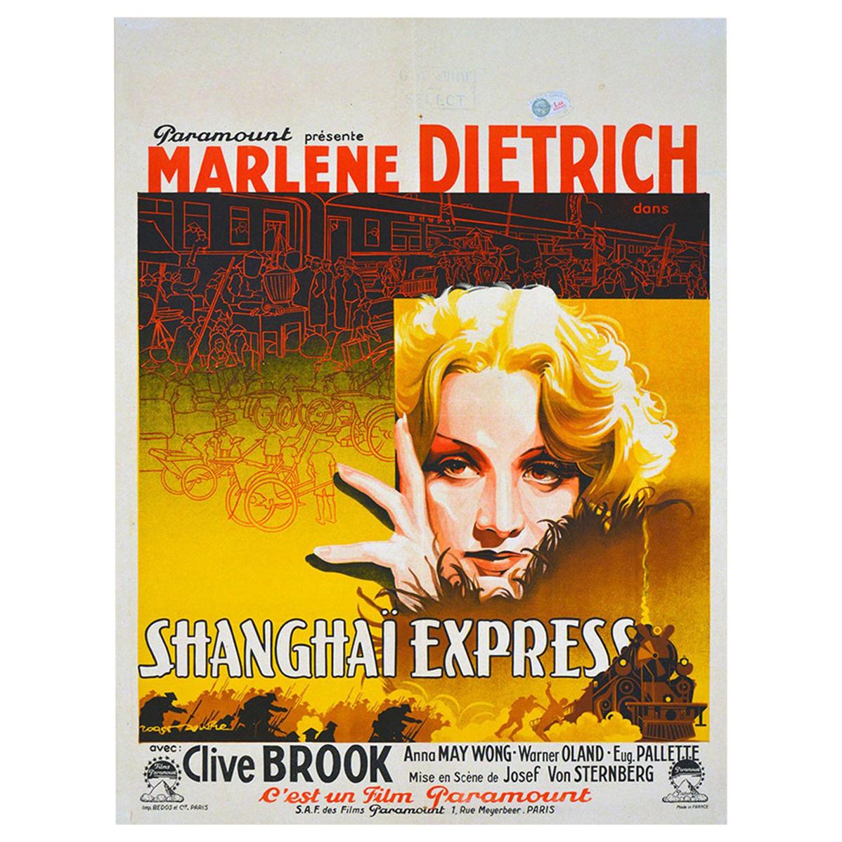Shanghai Express, 1932 Poster For Sale at 1stDibs | shanghai express ...